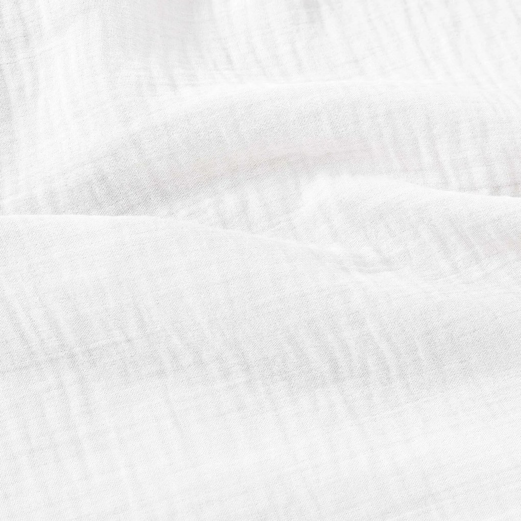 Goldea mušelínové povlečení - bílé 150 x 200 a 50 x 60 cm