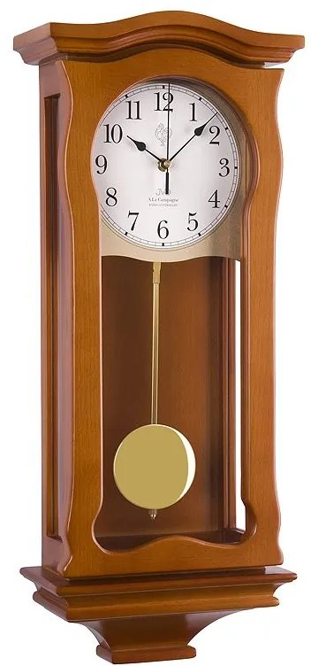 Kyvadlové skříňové rádiem řízené dřevěné hodiny JVD NR2219/41 POŠTOVNÉ ZDARMA!