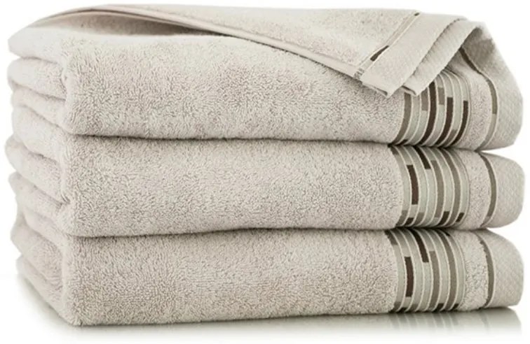 Egyptská bavlna ručníky a osuška Avisio - béžová Velikost: ručníček 30 x 50