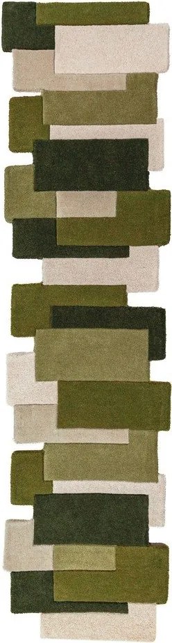 Ručně tkaný vlněný běhoun 60x230 cm Collage – Flair Rugs