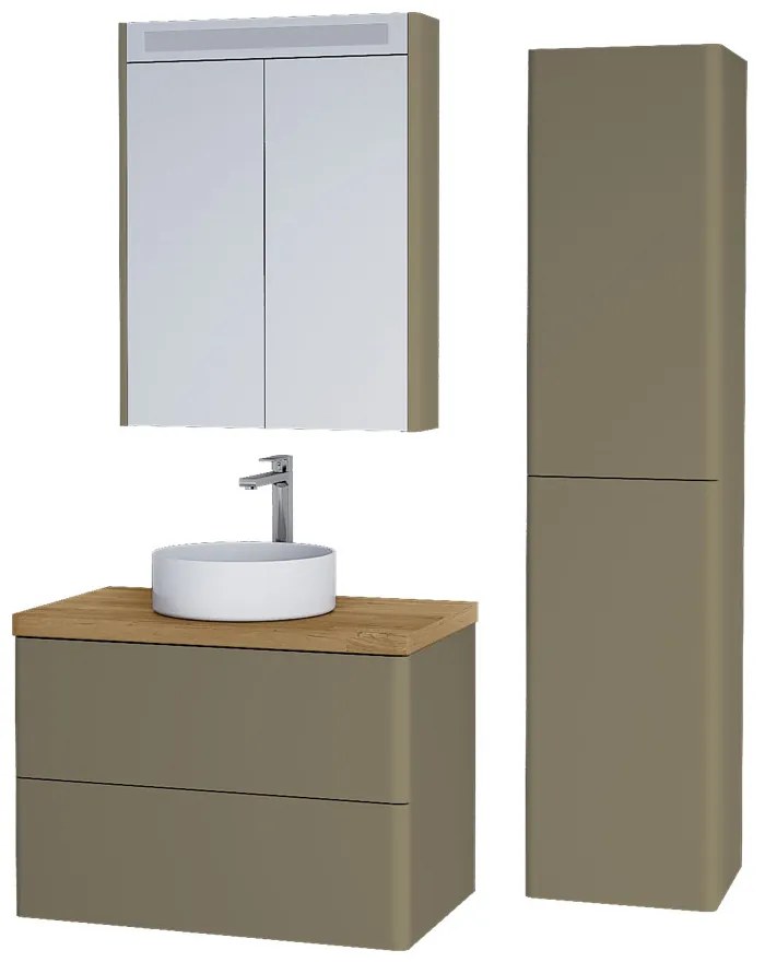 Mereo Mereo, Siena, koupelnová galerka 64 cm, zrcadlová skříňka, multicolor - RAL lesk/ mat, CN495GAzzzzL