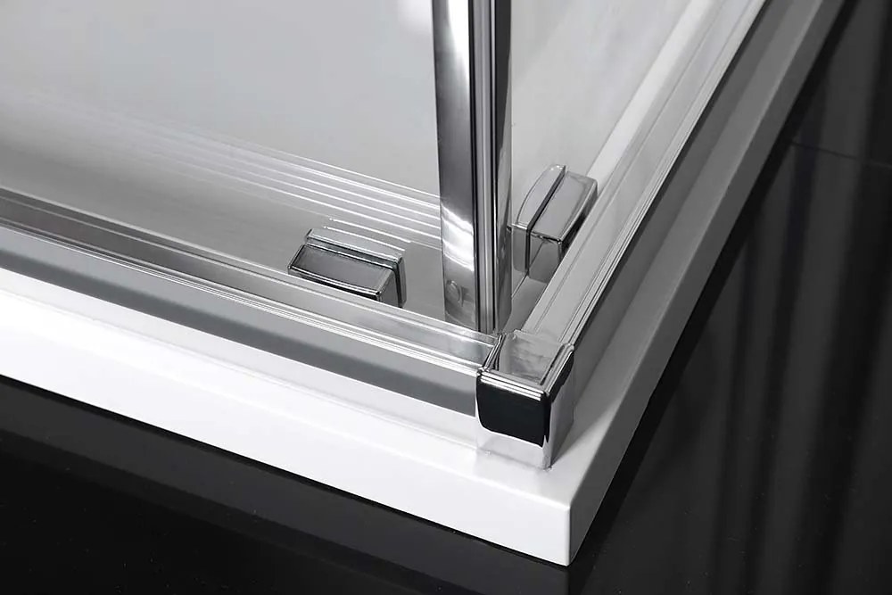Polysan, LUCIS LINE čtvercová sprchová zástěna 900x900mm, čiré sklo, DL1615