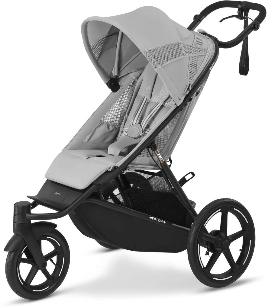 Kočárek cybex avi spin fog grey/light grey