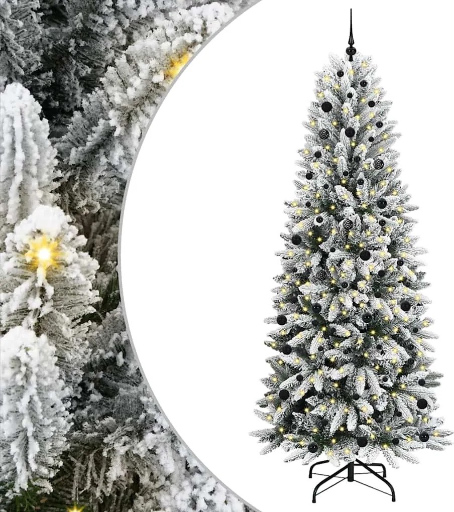 Umělý vánoční stromeček Bílá 240 cm PVC, plast, ocel a PE 3396070