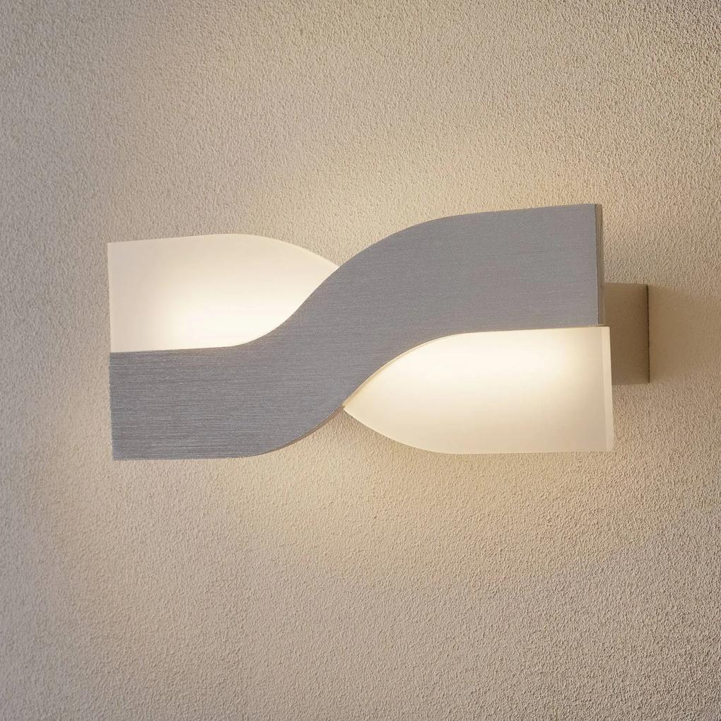 Nástěnné LED světlo Riace, 30 cm, hliník