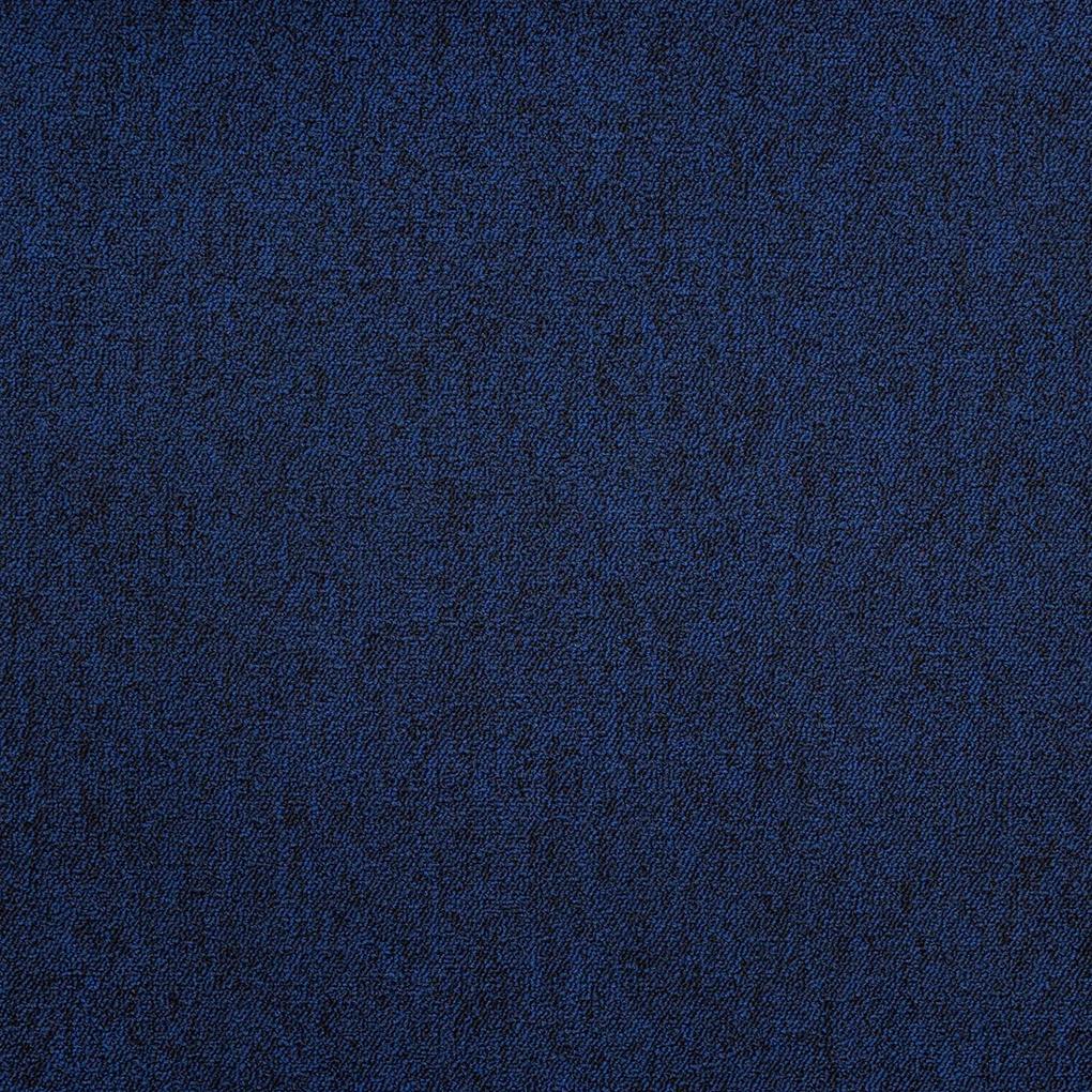 Kobercové čtverce Berlin 317 - modrý - 50x50 cm