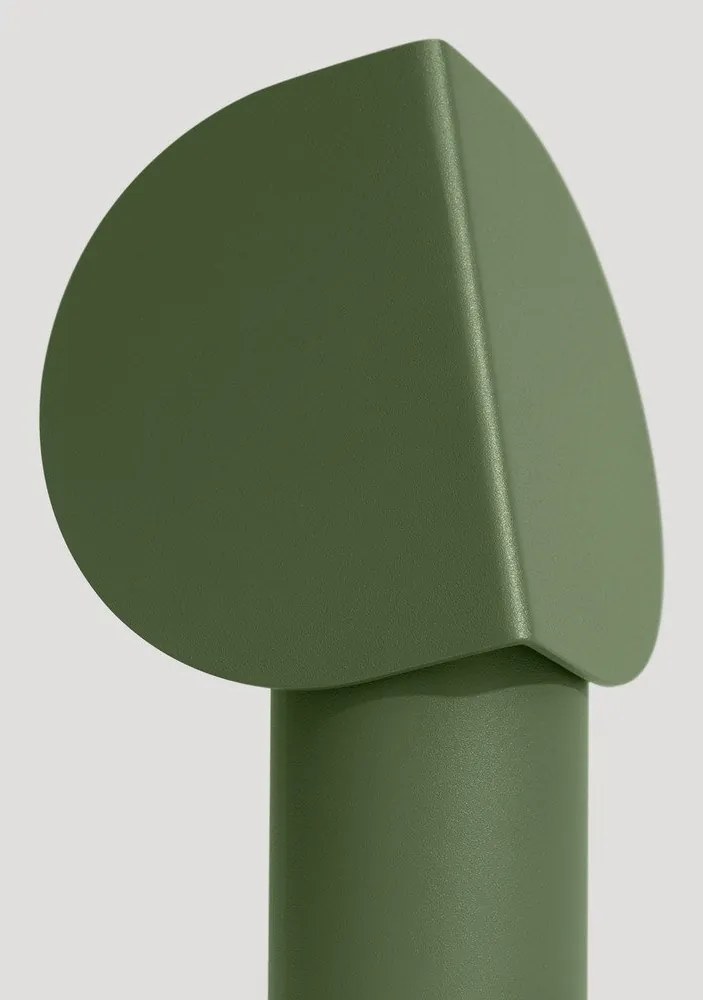 Khaki hliníková LED stolní lampa (výška 15 cm) BISCUIT – Thoro