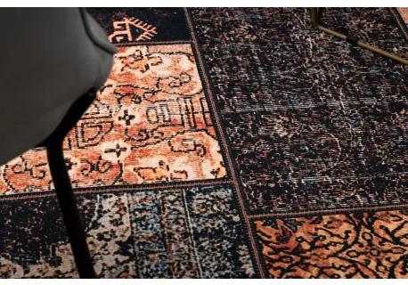 koberec ANTIKA ancient chocolate, moderní patchwork, řecký om velikost 160x220 cm | krásné koberce cz