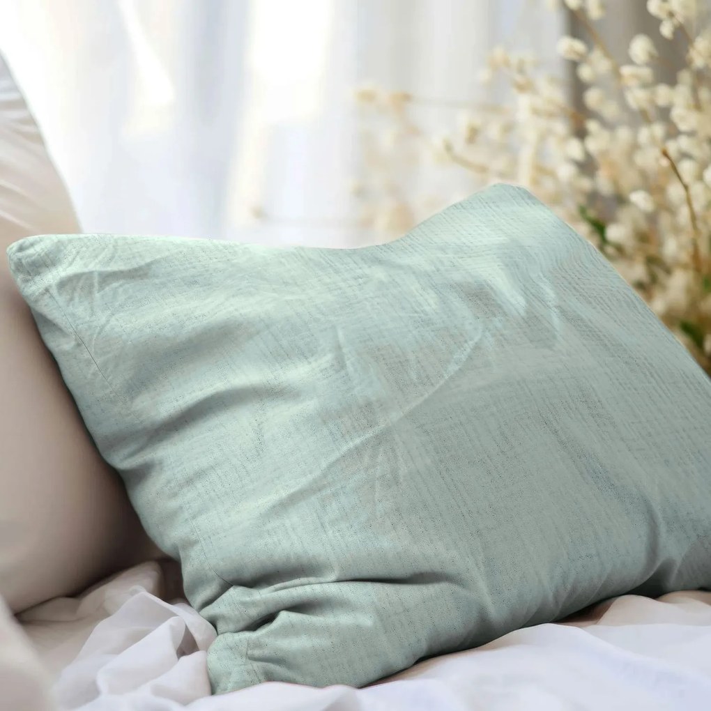Mušelínové prodloužené povlečení Salvia Velikost: 140 x 220 + 70 x 90