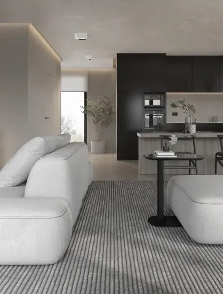 LED bílé designové stropní svítidlo Utopia