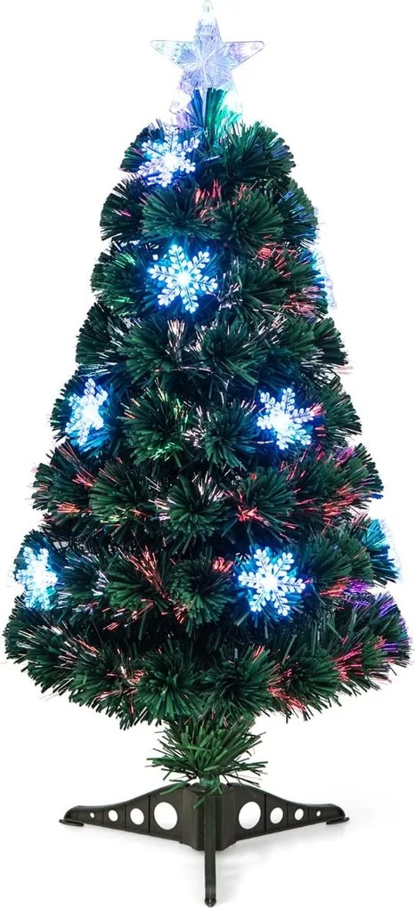 Costway Vánoční stromeček LED 90/120/150/180 cm Umělý vánoční stromek