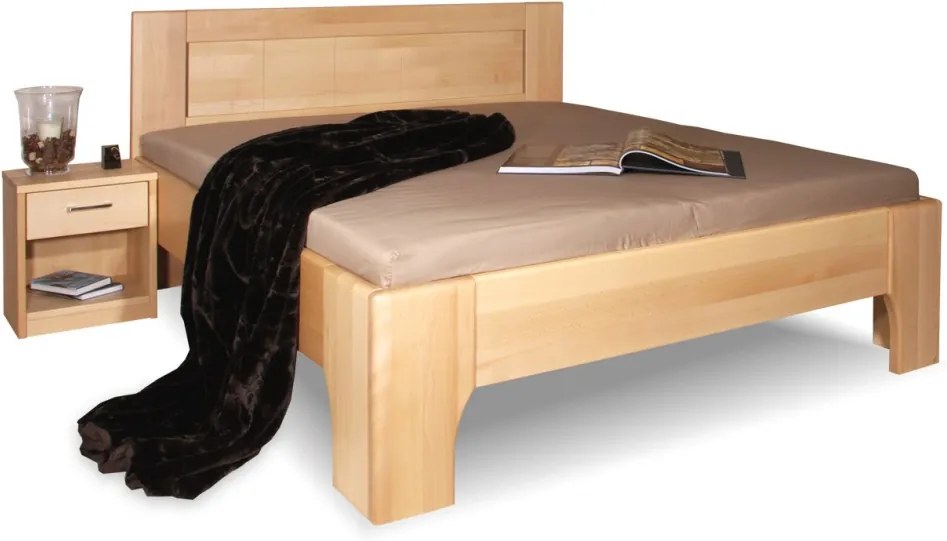 Manželská postel z masivu OLYMPIA 2. senior , masiv buk , 160x200 cm