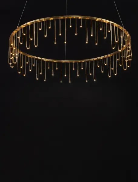 Luxusní lustr Stellar 80 zlatá
