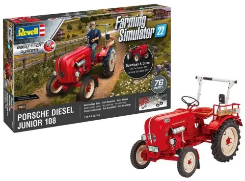 Revell EasyClick ModelSet 07823 Porsche Diesel Junior 108 (1:24)