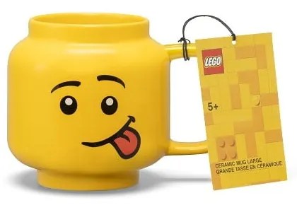 Žlutý keramický dětský hrnek 530 ml Head – LEGO®