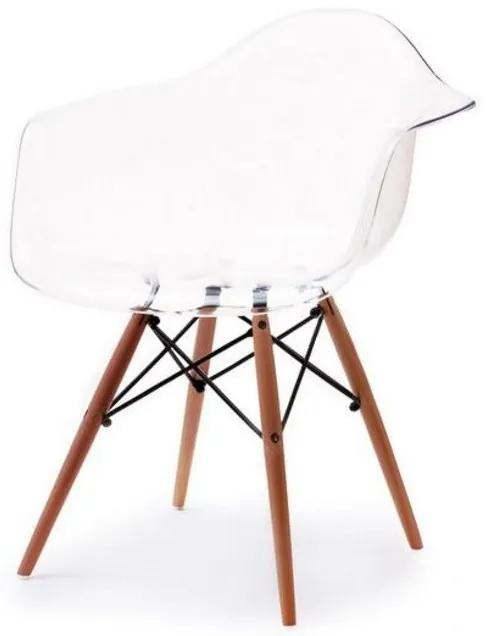 MPT Židle MPA Wood - transparentní