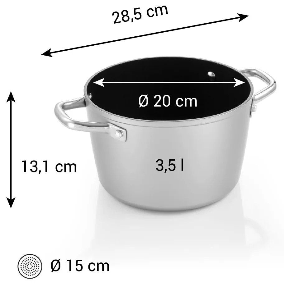 TESCOMA Hrnec GrandCHEF+ ø 20 cm, 3,5 l