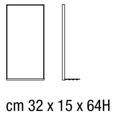 Horm designová zrcadla Gill (32 x 64 cm)