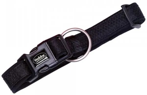 Obojek nylon Mesh Preno 25-35cm x 15-20mm černý Nobby