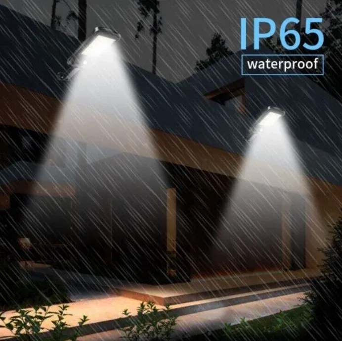 Solární zahradní LED lampa s pohybovým a soumrakovým senzorem - BK-120-B-6COB
