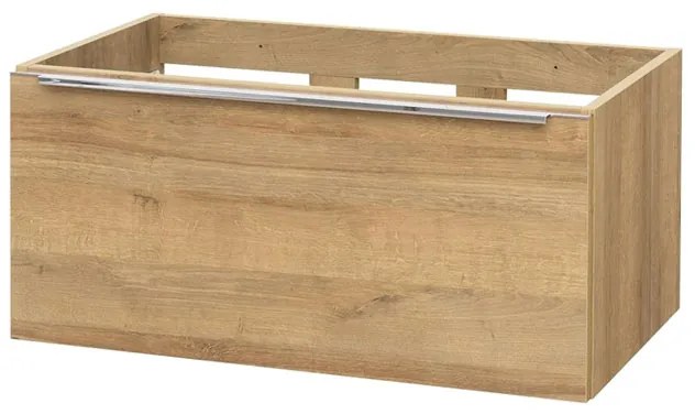 Mereo Mereo, Mailo, koupelnová skříňka 81 cm, chrom madlo, CN526S