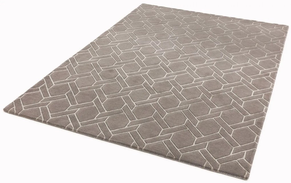 Šedý koberec Rapun Fine Silver Rozměry: 120x170 cm