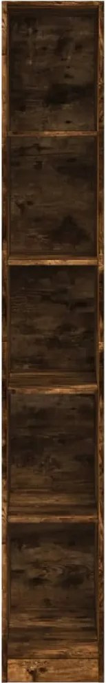Šatní skříň kouřový dub 30 x 50 x 200 cm kompozitní dřevo 3307706
