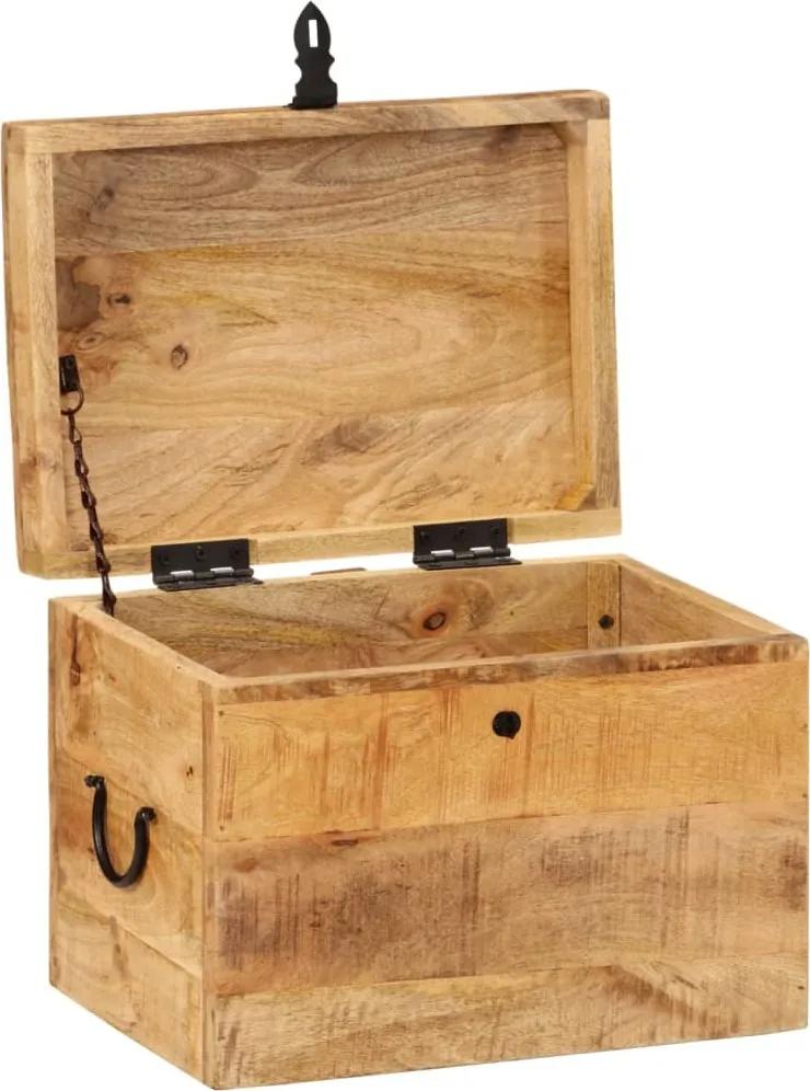 vidaXL Úložný box 39 x 28 x 31 cm masivní mangovníkové dřevo [338483]