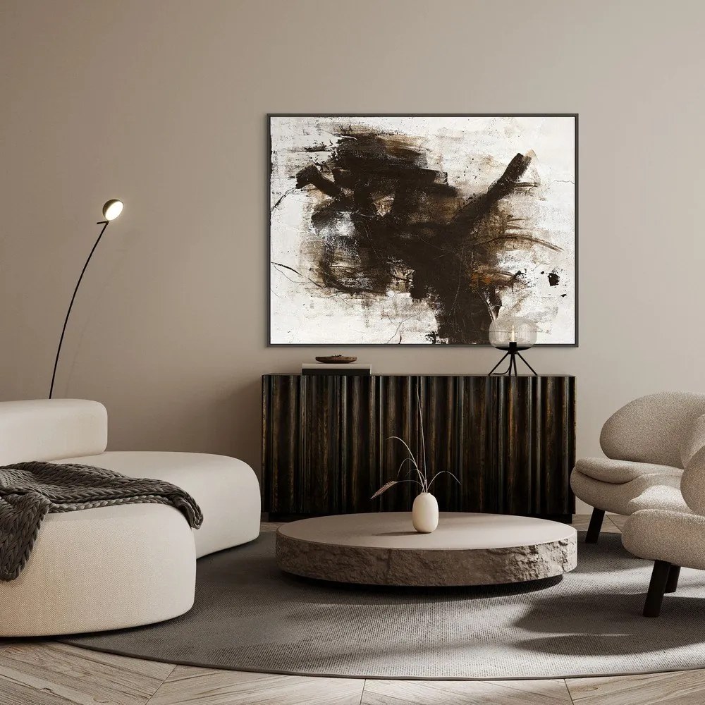 Ručně malovaný obraz s rámem/na plátně 121x91 cm The Invisible – Malerifabrikken