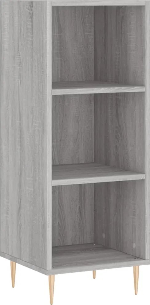 vidaXL Skříň highboard 34,5 x 34 x 180 cm kompozitní dřevo [3200319] Barva: kouřový dub