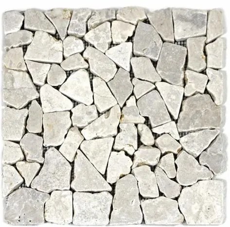 Divero Garth 27816 Mramorová mozaika - krémová obklady - 1x síťka