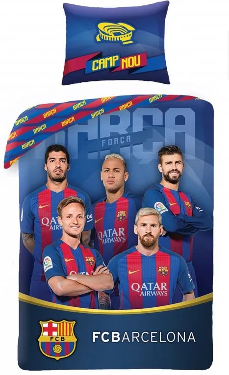 Halantex · Bavlněné povlečení FC Barcelona - Camp Nou - 140 x 200 + 70 x 90 cm