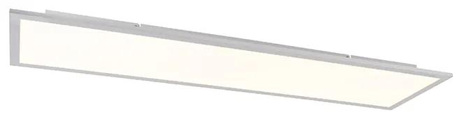 Stropní lampa bílá 120 cm vč. LED s dálkovým ovládáním - Liv