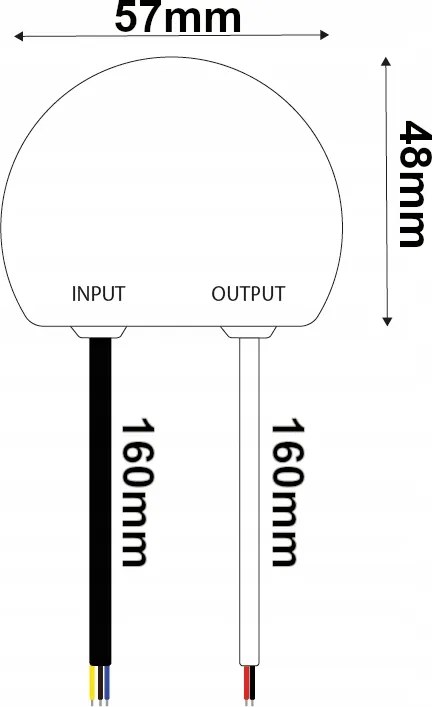 Napájecí zdroj pro LED 12V do krabice 60W 5A IP67