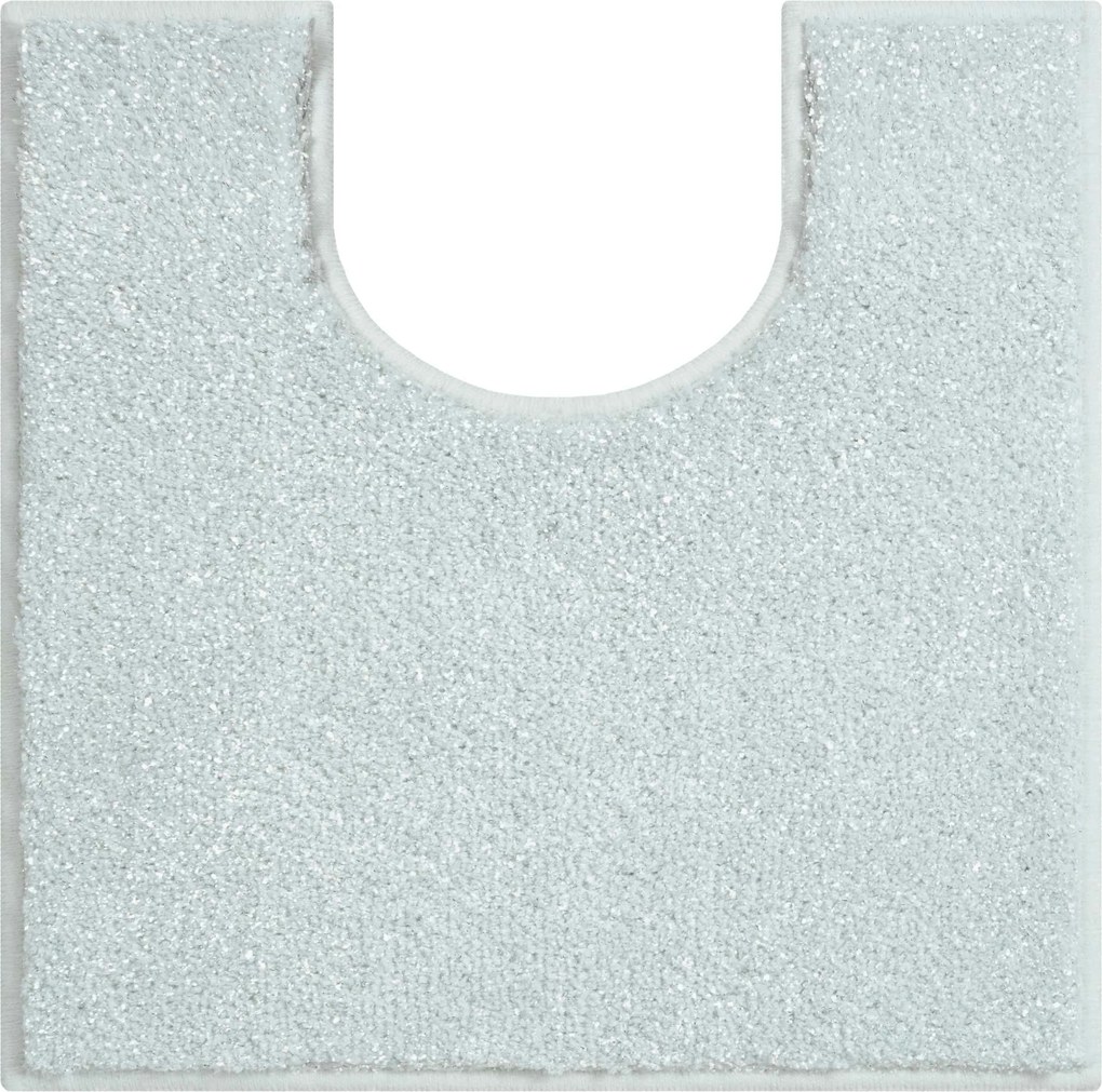 GRUND Koupelnová předložka ROMAN SHINE stříbrná Rozměr: 50x50 cm s výřezem pro WC