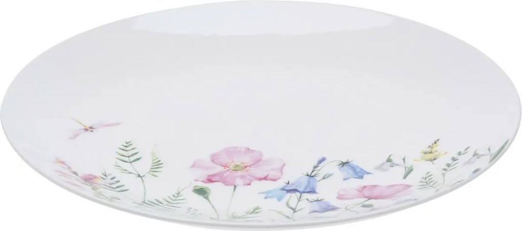 Porcelánový mělký talíř Bloom, 27 cm,