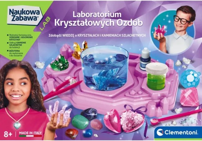 Kreativní laboratoř Clementoni 50398 Dekorativní krystaly