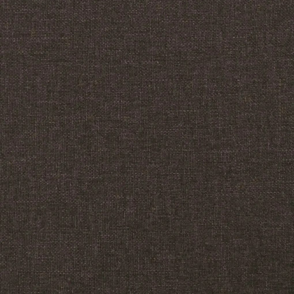 Polohovací křeslo tmavě hnědé textil 339053