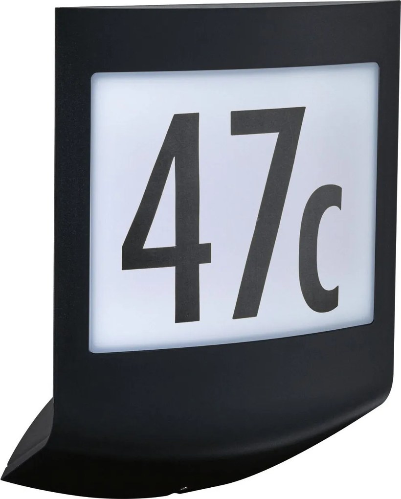 P 94509 LED venkovní nástěnné svítidlo Smart Home Zigbee Padea soumrakový senzor neláká hmyz IP44 198x71mm CCT 8,2W 230V antracit umělá hmota - PAULMANN