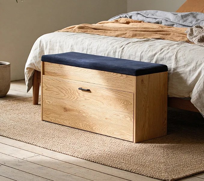JU Skříň na boty se sedákem 100 x 35 x 49 cm