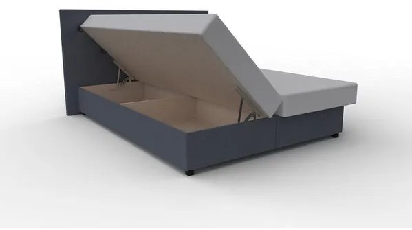 Čalouněná postel New Zofie 160x200, šedá, včetně matrace
