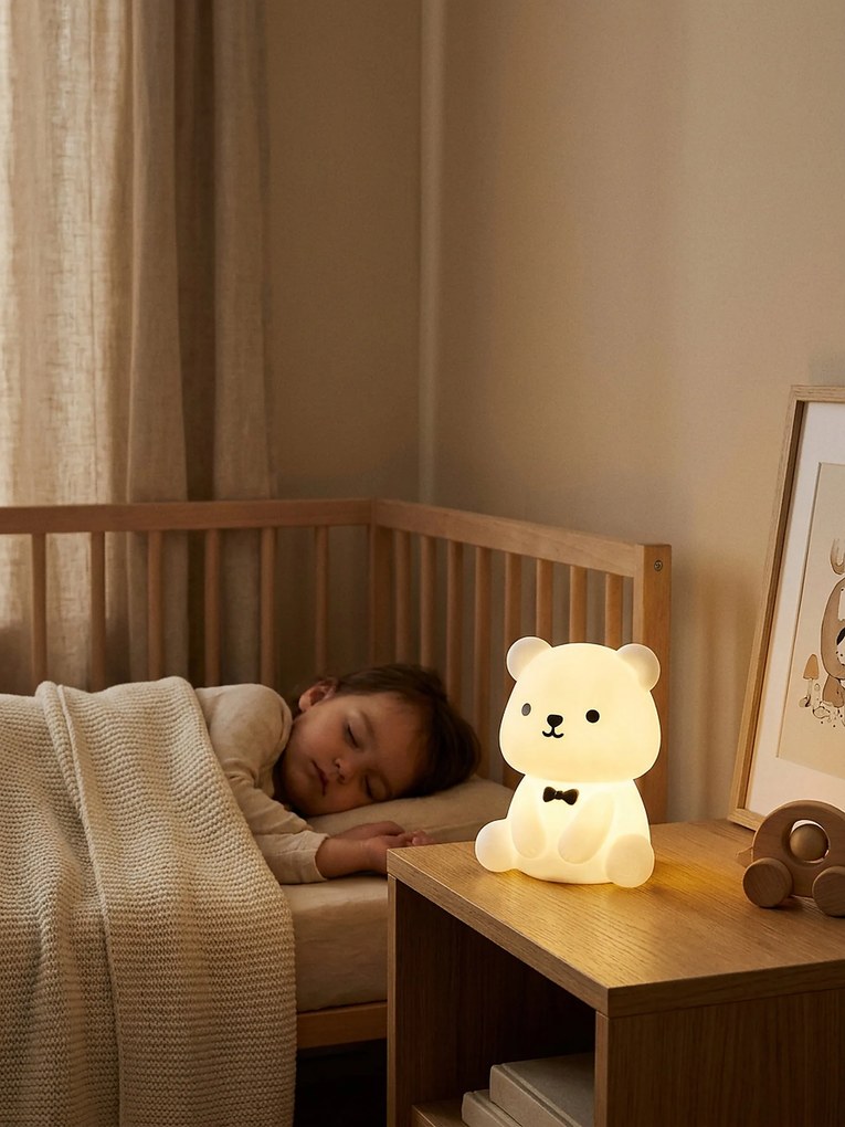 Sinsay - Dětská noční LED lampička ve tvaru medvídka - bílá