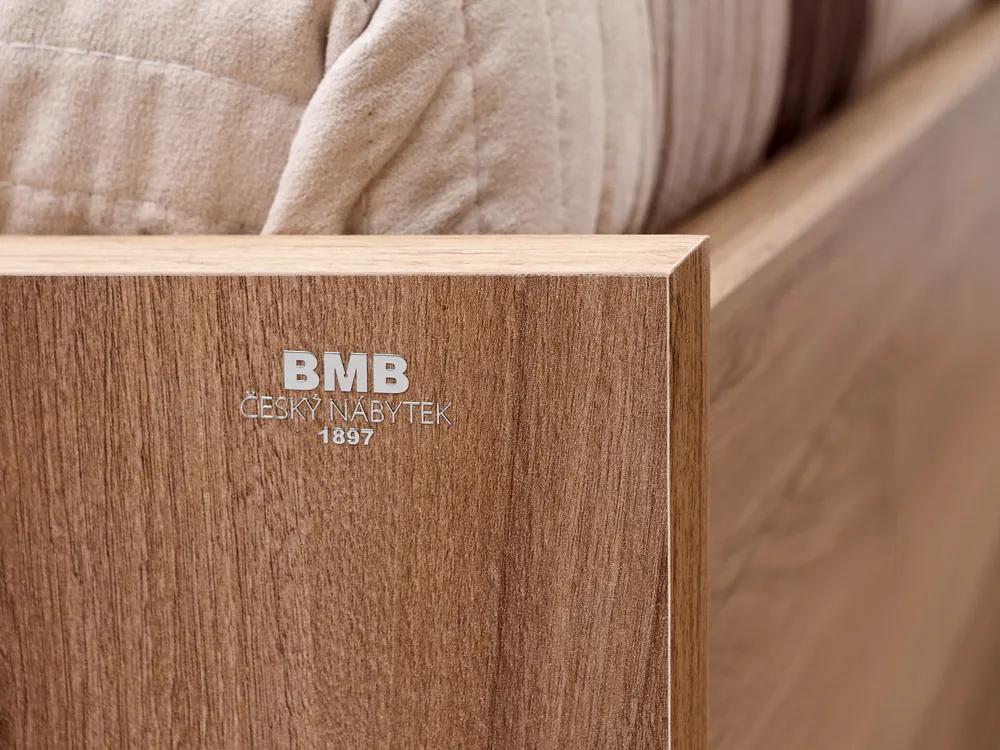 BMB Denerys Paradise postel - imitace dřeva Dekor: Bílá, Provedení: rovné, Rozměr: 160 x 200 cm