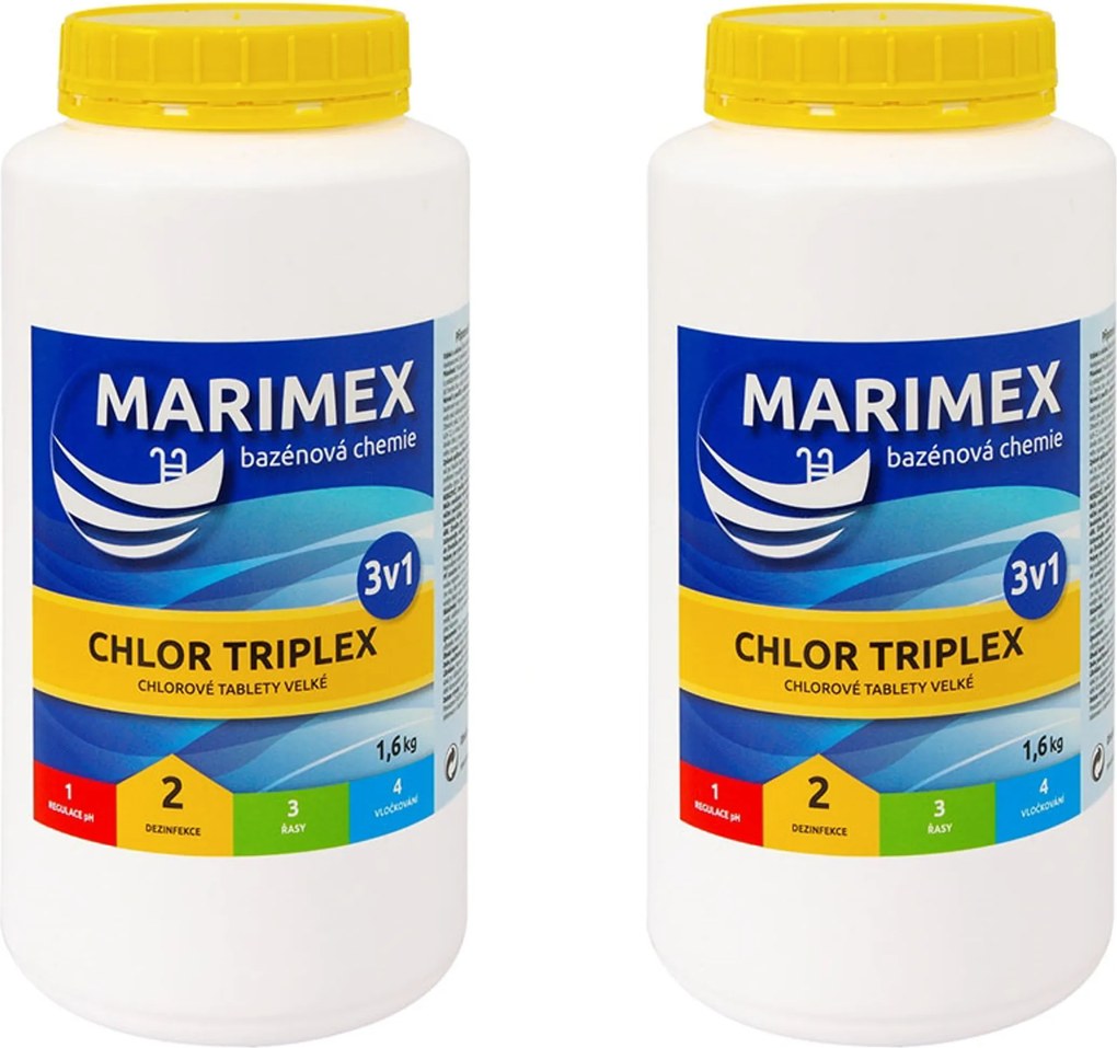 Marimex | Marimex Chlor Triplex 1,6 kg - 2 ks | 19900063