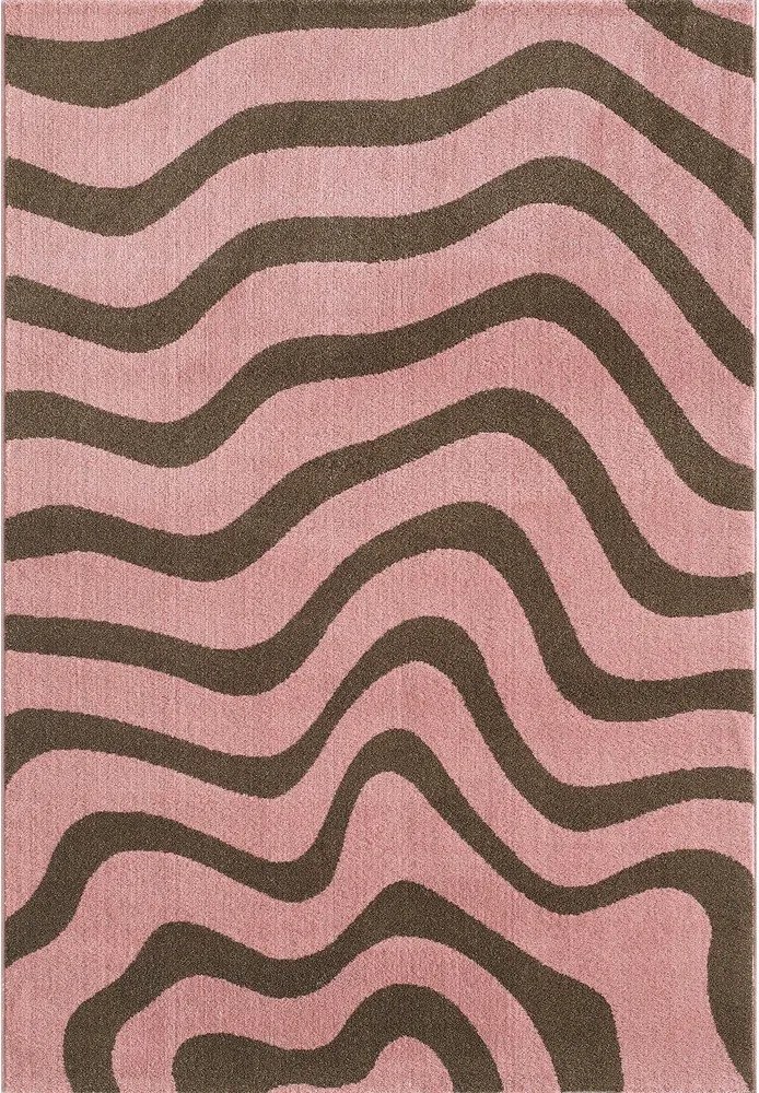 Růžový/hnědý koberec 160x230 cm Aurora – ESTE