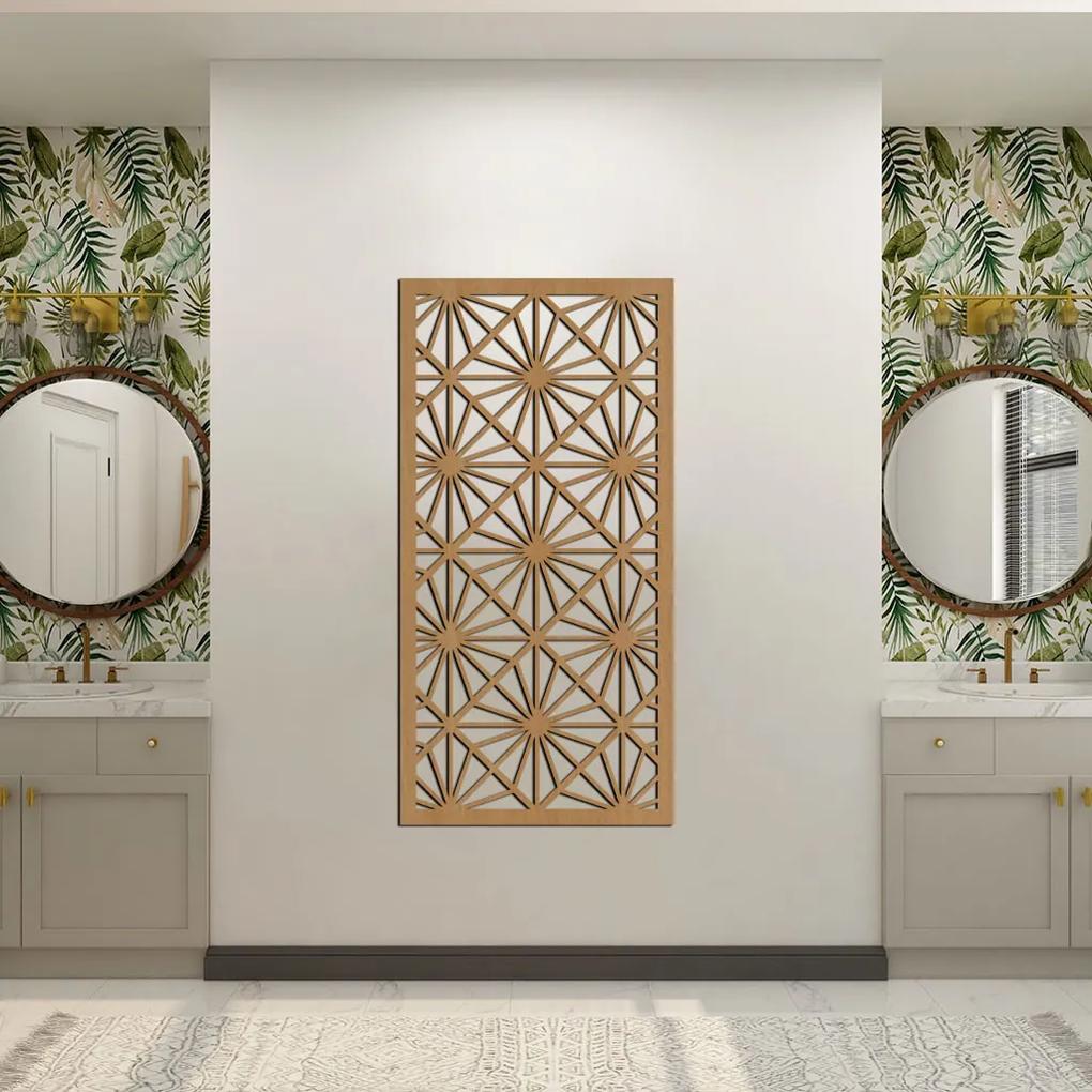 dřevo života Dřevěný dekorační panel CRYSTAL Rozměry (cm): 40x80, Barevný vzor: Šedá