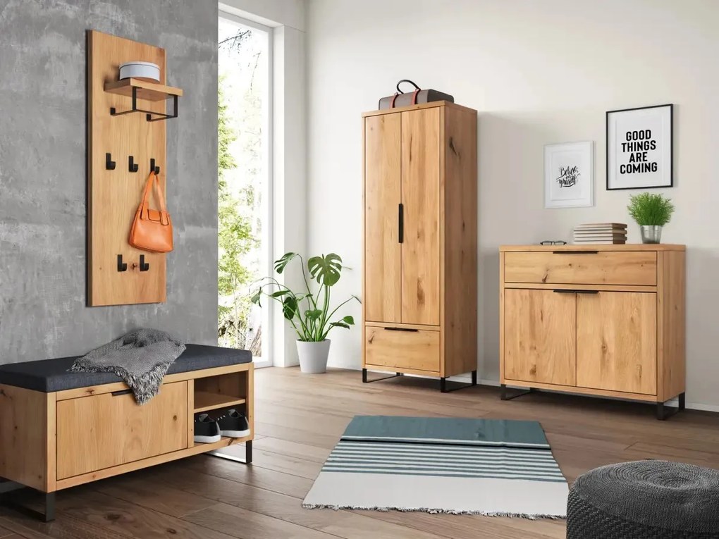 furniture-nabytek.cz - Věšák Sidora divoký dub