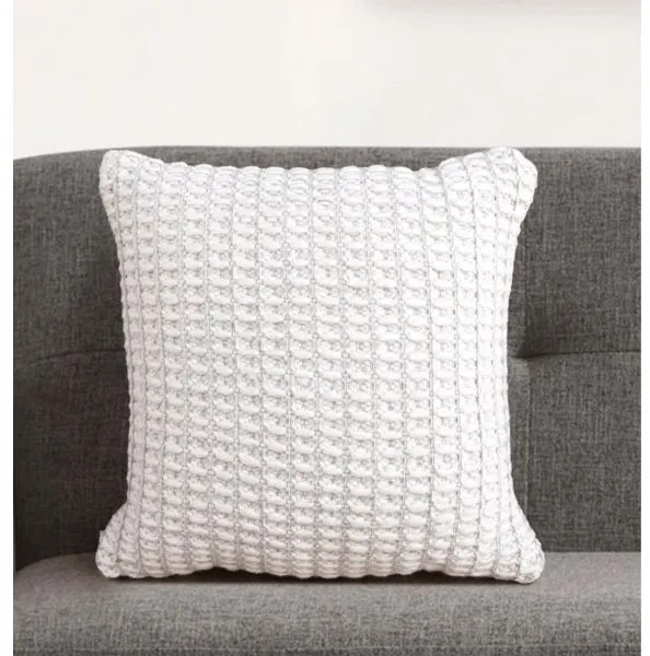 Indický nábytek - Polštář ARUOSA-II 45x45 cm z pravé vlny a bavlny