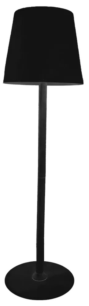 Stolní lampa Toscana, 1x černé PVC stínítko, b
