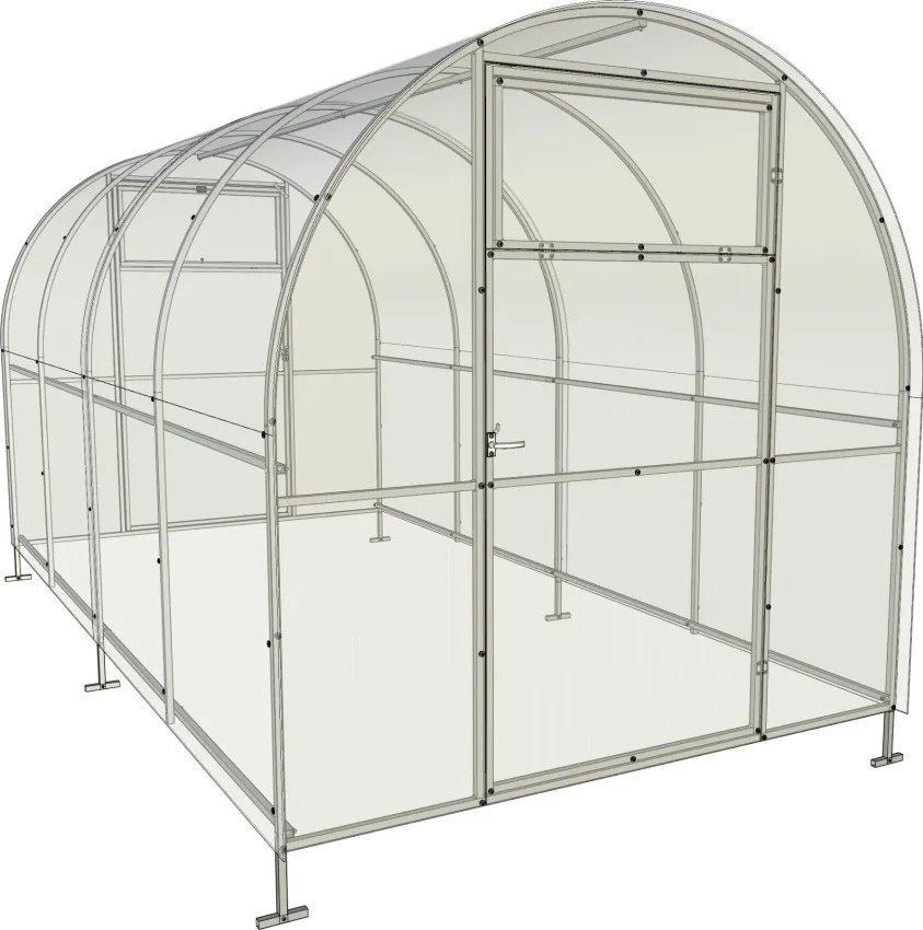 VespaGarden Zahradní skleník Frux 2 - 2x4m - 4mm